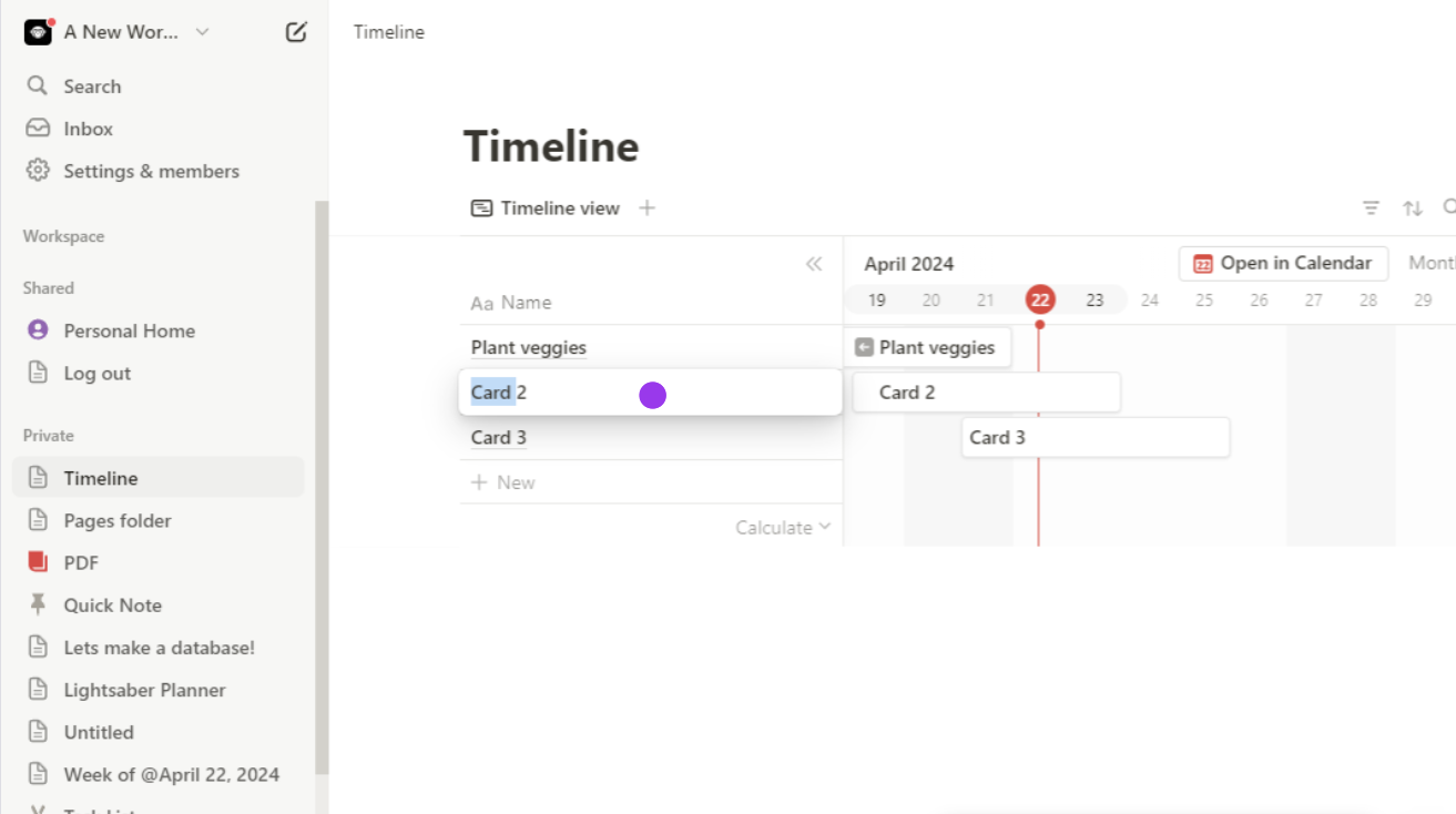 How to Make a Timeline in Notion: 1-Min Guide